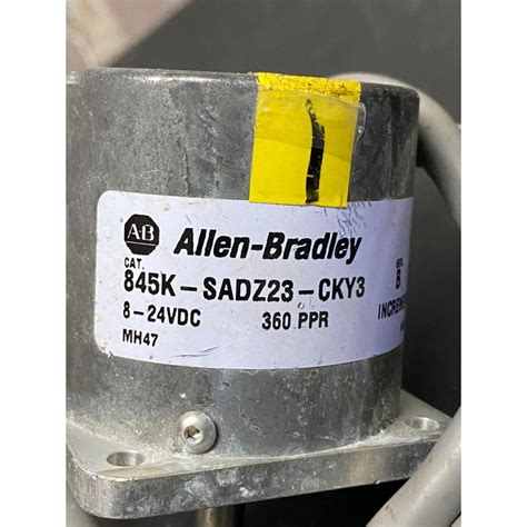 Allen Bradley 845k Sadz25 Cky3 Series B Optical Incremental Encoder