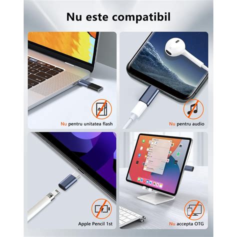 Adaptor De Iluminat La USB C ABolongking IOS De Sex Feminin La Conectorul USB De Tip C De
