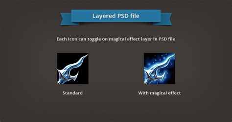 Weapon Fantasy RPG Series Game Icons Super Game Asset