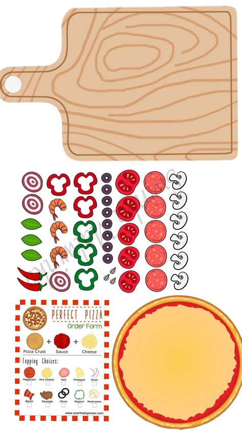 How To Make My Own Play Pizza Make A Perfect Pizza Printable Paper