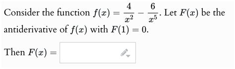 solved consider the function f x 4x2 6x5 ﻿let f x ﻿be