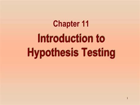 PPT Introduction To Hypothesis Testing PowerPoint Presentation Free Download ID 5757707