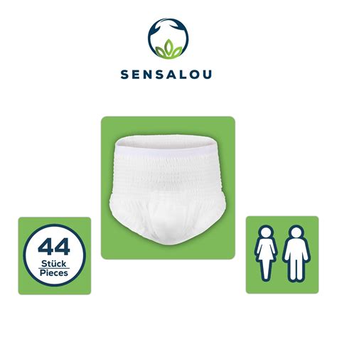 Sensalou Windel Pants Für Erwachsene Maxi Größe L Inkontinenz Windeln Schutzhosen 44 Stück 2x22