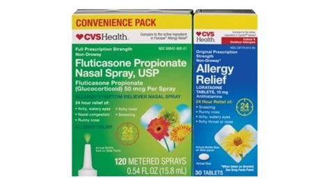 Cvs Health 24hr Nasal Spray Allergy Relief Loratadine Hcl Combo Pack Delivery Near Me Doordash