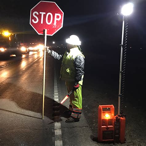 Flagger Lighting Station And Work Area Light 4000 Lumens