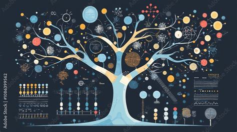 Genetic Material Inheritance Patterns Shown In A Detailed Biology