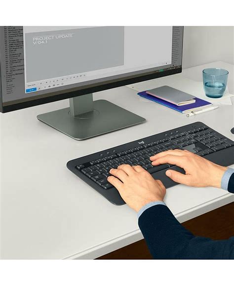 Logitech Mk540 Wireless Combo With Keyboard And Mouse Black Macys