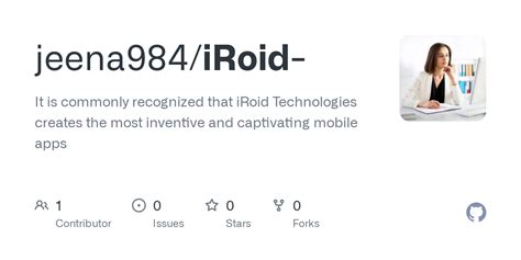 Github Jeena984iroid It Is Commonly Recognized That Iroid