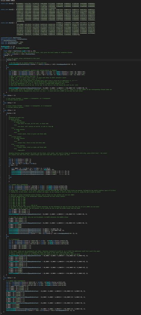 Occlusion Culling Compute Shader