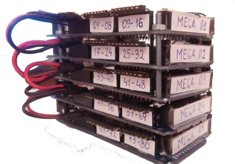 System For Reading An Array Of Analog Sensors And Display The Results Matrix