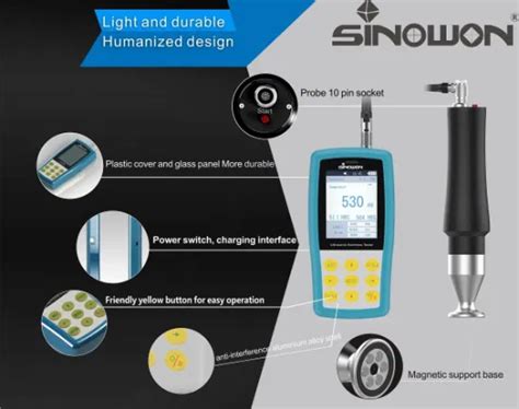 Portable Motorized Ultrasonic Hardness Tester Testing Machine Motorized Hardness Tester And