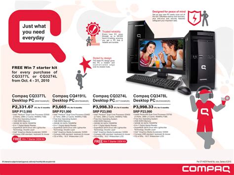 Compaq Desktop Pc Just What You Need Everyday Villman Computers