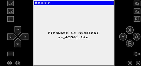 Missing Firmware Rretroarch