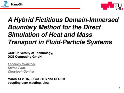 Pdf A Hybrid Fictitious Domain Immersed Boundary Method For The