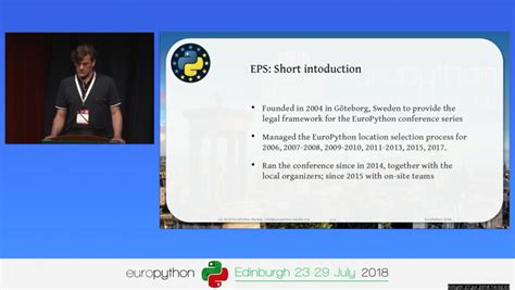 Europython 2018 Marc Andre Lemburg Europython 2019 Help Us Build