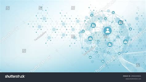 글로벌 네트워크 연결 개념입니다 빅 데이터 스톡 벡터로열티 프리 2502245931 Shutterstock