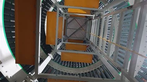 Gravity Spiral Conveyor Intralogistics Material And Data Flow