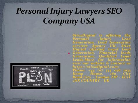Ppt Personal Injury Lawyers Seo Company Usa Powerpoint Presentation