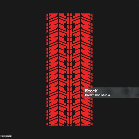 휠은 빨간색 Rgb 색상 아이콘을 추적합니다 상세한 자동차 오토바이 거리 타이어 마크 자동차 여름 휠 프린트 차량 타이어 트레일 검은 색 배경에 격리 된 벡터 그림 0명에