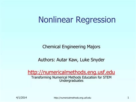 PPT Nonlinear Regression PowerPoint Presentation Free Download ID 528565
