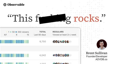 When You Host Framework Projects On Observable Analytics For Your Data