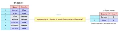 How To Count Unique Values By Group In R