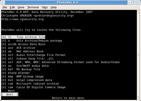Steps On How To Install PhotoRec Linux Data Recovery Tool