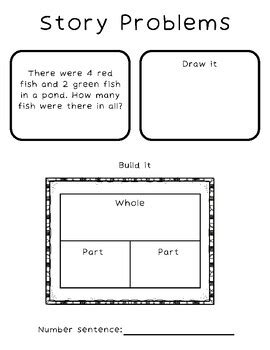 First Grade Part Part Whole Exit Tickets By Attaways Ideas TPT