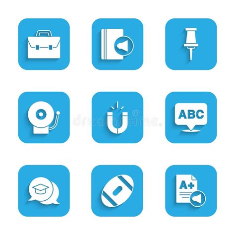 Set Magnet American Football Ball Exam Sheet With Plus Grade