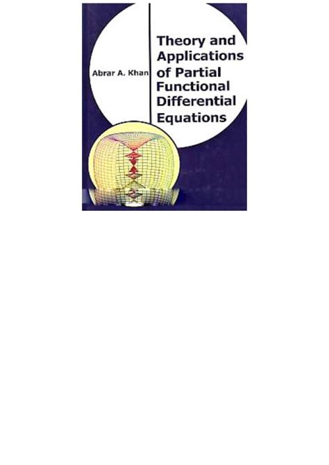 Theory And Applications Of Partial Functional Differential Equations