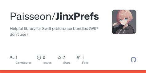 Github Paisseonjinxprefs Helpful Library For Swift Preference Bundles Wip Dont Use