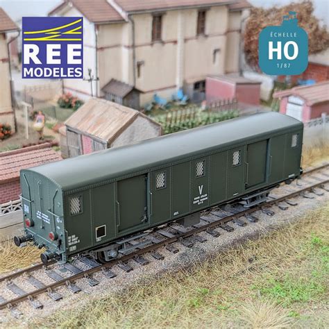 Wagon Fourgon Ocem 29 2 Feux Fin Convoi Service V Ep Iv V Ho Ree Vb 117 S