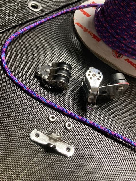 Hobie 16 6 1 Downhaul Micro Blocks With All Hardware New Line