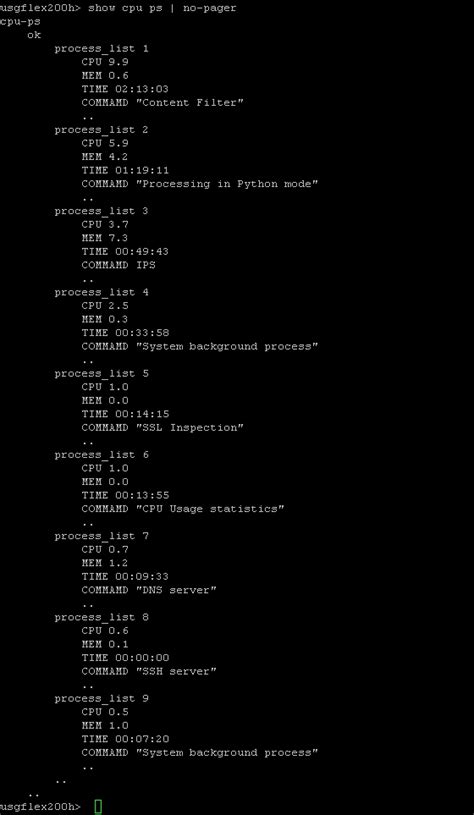 How To Get The Cli Output Continuously Without Break — Zyxel Community