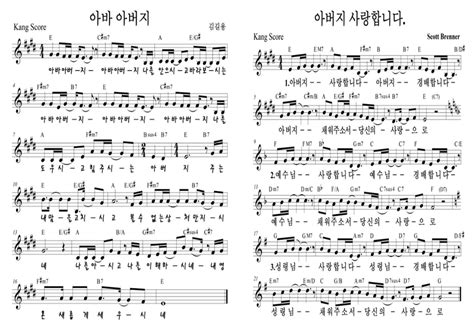 [찬양 콘티]주일 예배 찬양 콘티 추천 악보