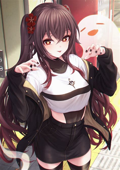 Hu Tao Genshin Impact Image By Boyogo Zerochan Anime Image Board