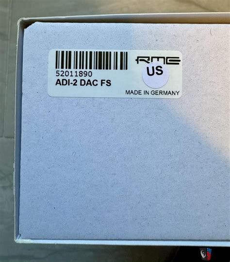 Rme Adi 2 Dac Fs Photo 4778400 Us Audio Mart