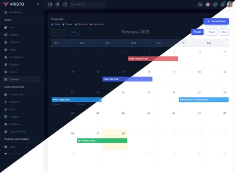 VRISTO Multipurpose Tailwind CSS Admin Template