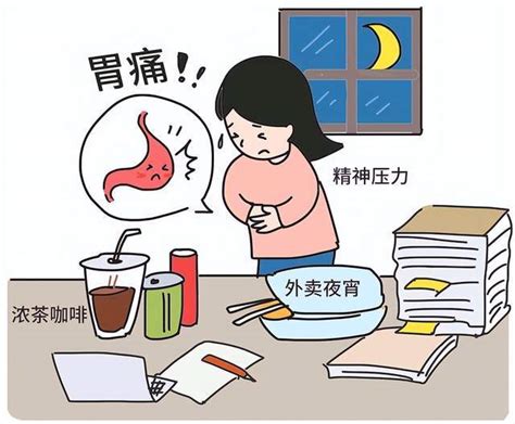为什么年轻人胃病高发？压力原因胃部