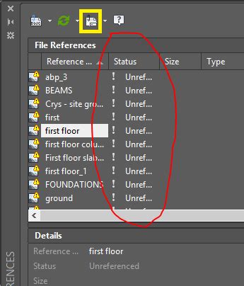 Remove Unreferenced Files From The External Reference Dialog Box AutoCAD Drawing Management