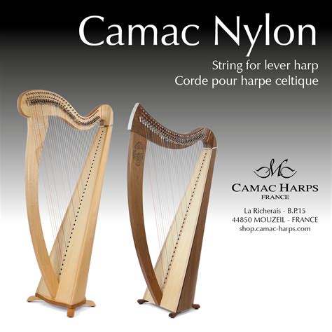 Nylon String Heavy Gauge For Lever Harp Oct 3 D 12 Camac Harps Shop Camac Harps Shop