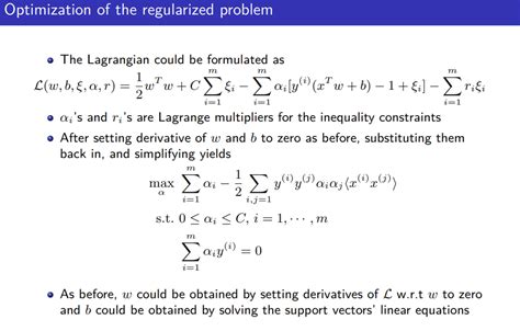 To Make The Algorithm Work For Linear Non Separable