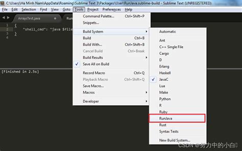 如何用sublime Text3 编译和运行java程序sublime编译java Csdn博客