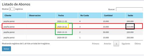 phpmyadmin mysql sumar los ultimos registros de un campo de una