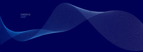 짙은 파란색 공기 입자 흐름 벡터 디자인 흐르는 점 배열의 물결과 추상적 배경 디지털 미래 일러스트 나노 기술 테마 3차원 형태에 대한 스톡 벡터 아트 및 기타 이미지