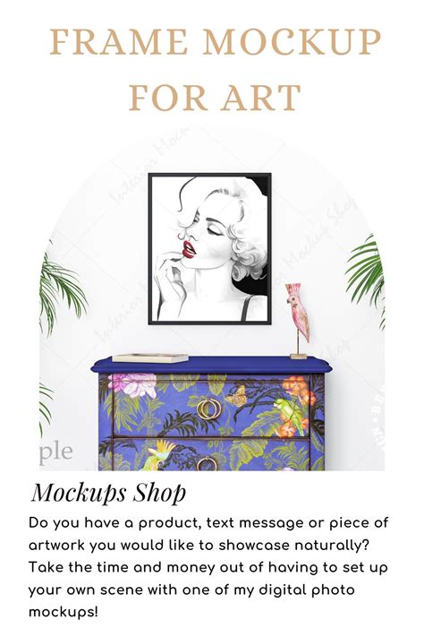 Frame Mockup And PSD With Smart Object