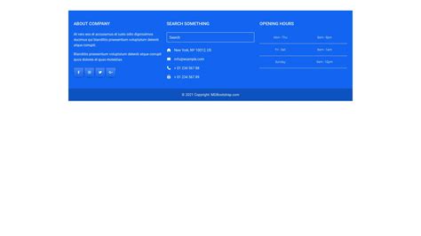 MDBootstrap Snippets Material Design For Bootstrap