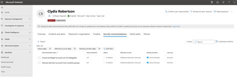 User Entity Page In The Microsoft Defender Portal Microsoft Defender Xdr Microsoft Learn
