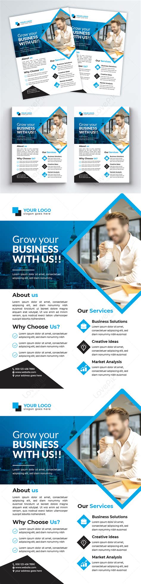 기업 비즈니스 전단지 디자인 템플릿 이미지 사진 450162054 무료 다운로드