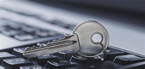 Protecting Personal Data And Money Key On Computer Keyboard Stock